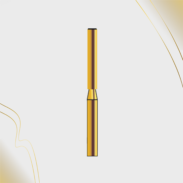 G/150-016S (839) 10-Pk , Multi use Gold Diamond Burs End Cutting Cylin ...