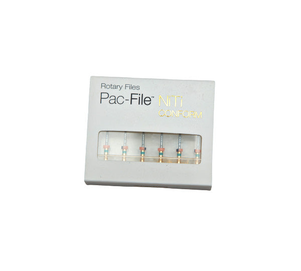 Pac-File Conform Rotary Files, Taper .06, Length 25 mm – West Dental ...